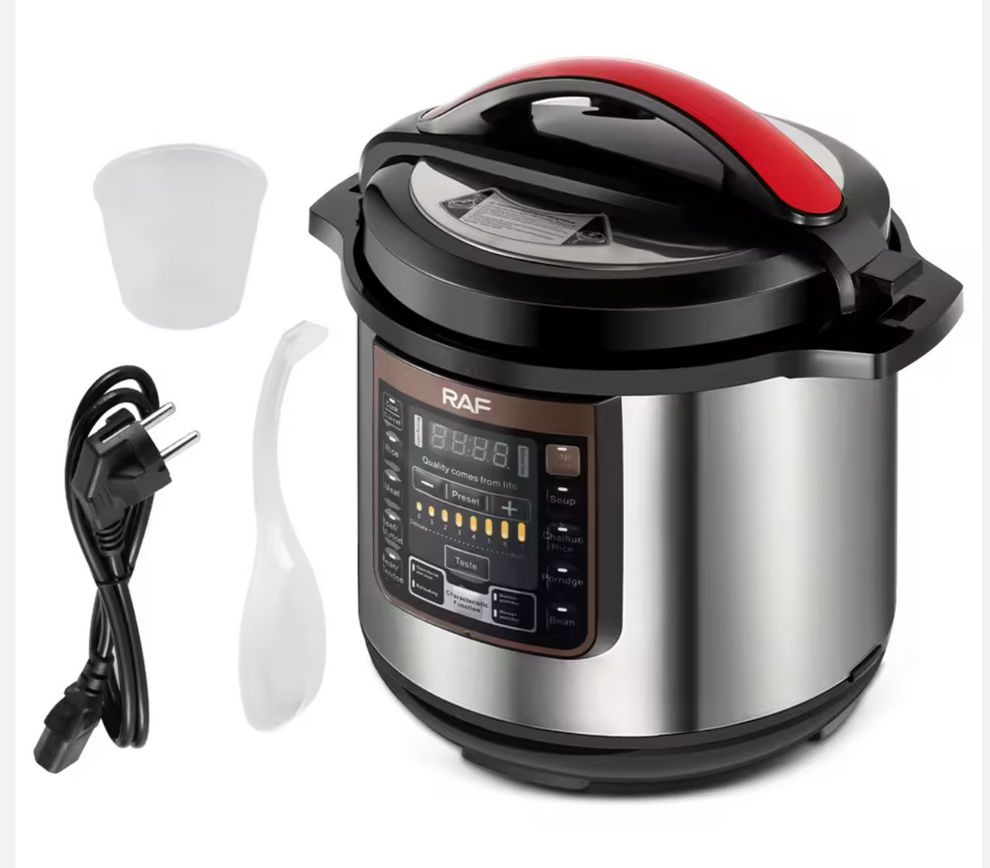 RAF 8L 13 Functions Multi Programmable Digital Pressure Rice Cooker St ...