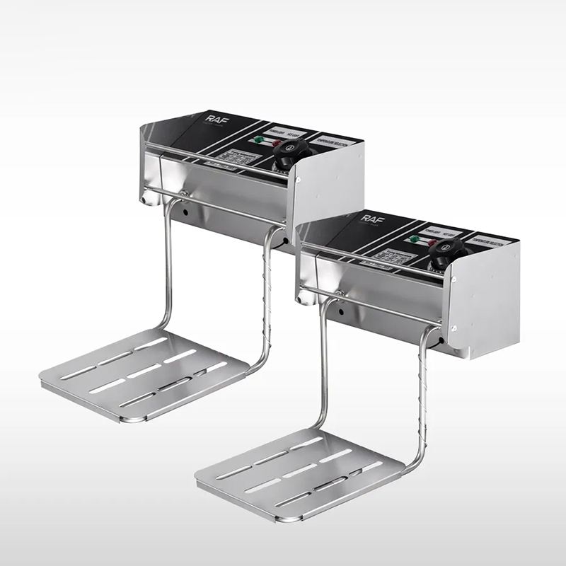RAF R.5221 11 L Dual Basket Electric Deep Fryer — 5000 W Stainless Ste ...