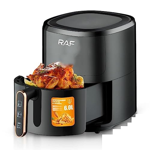 RAF Air Fryer,R.5330,6L 1500W,Black – atenzahomeappliances.co.ke