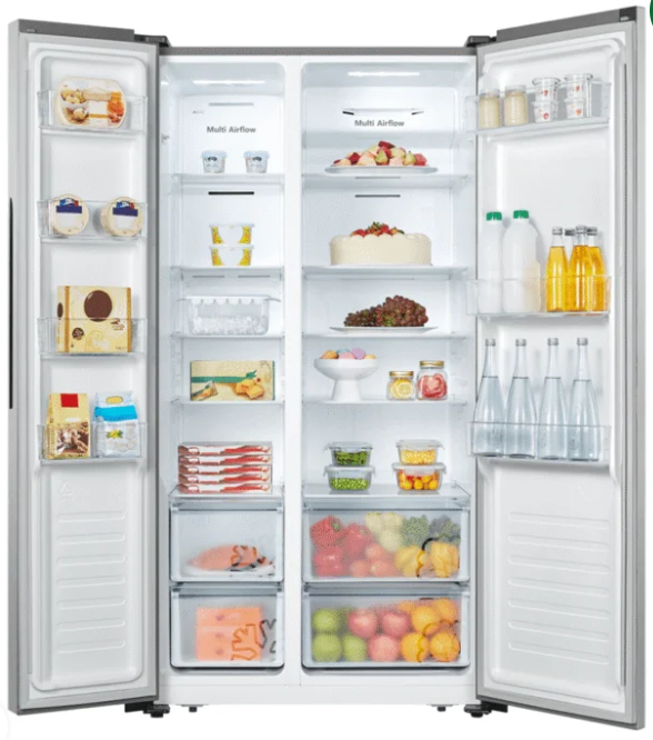 Hisense REF558DR-B-G 541 L Side-by-Side Fridge – atenzahomeappliances.co.ke